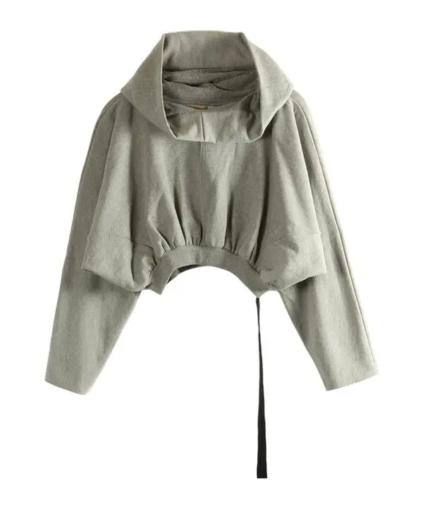 Rick Owens Cropped Hoodie