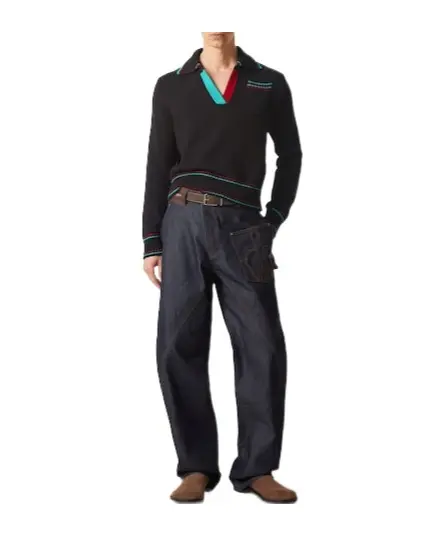 J.W.ANDERSON Color-block Trim Versatile Minimalist Sweater