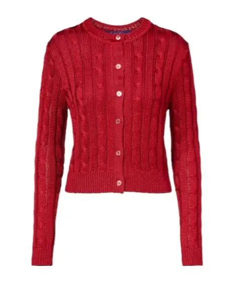 Ralph Lauren Cable-knit Silk Cardigan