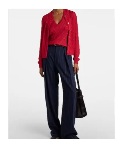 Ralph Lauren Cable-knit Silk Cardigan
