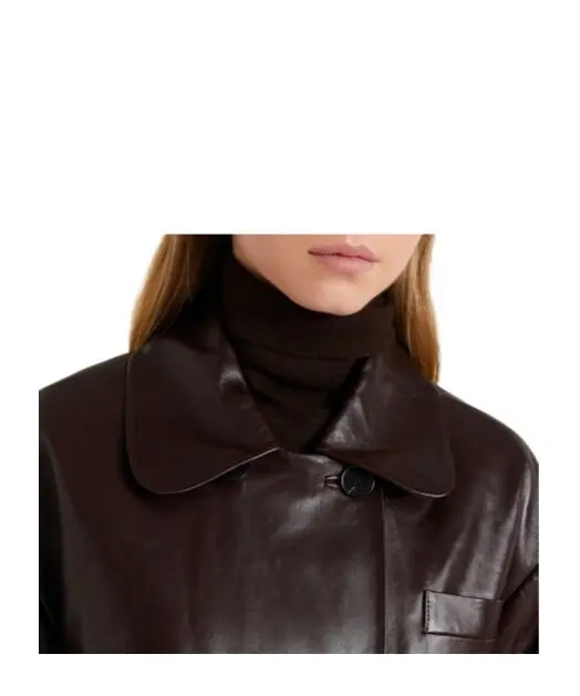 SELF-PORTRAIT Cropped Leather Jacket