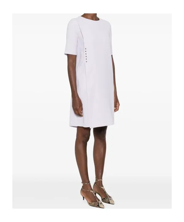 Emporio Armani Stud-embellished Mini Dress