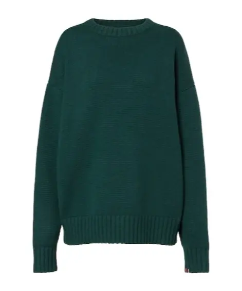 Extreme Cashmere Lovely Ribbed-knit Cashmere Sweater - Green
