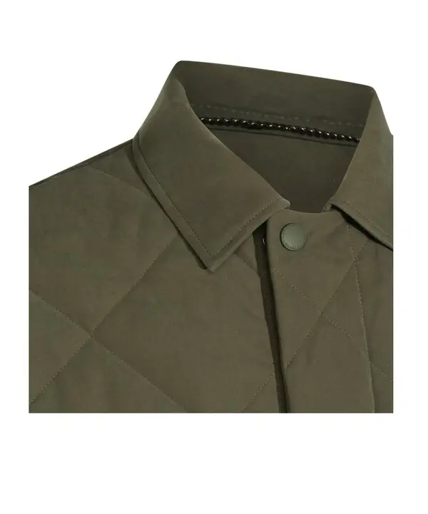 Canali Quilted Button-front Coat