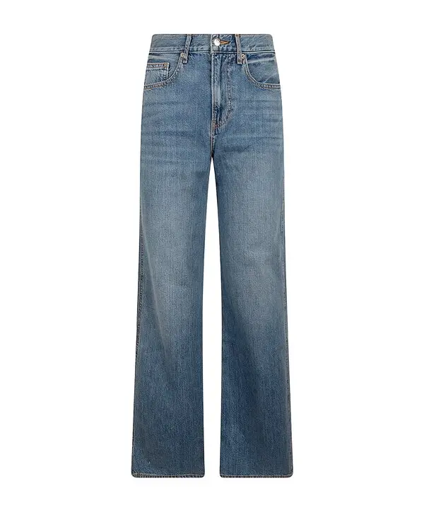 Veronica Beard High-rise Wide-leg Jeans