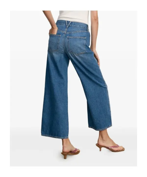 Veronica Beard High-rise Wide-leg Jeans
