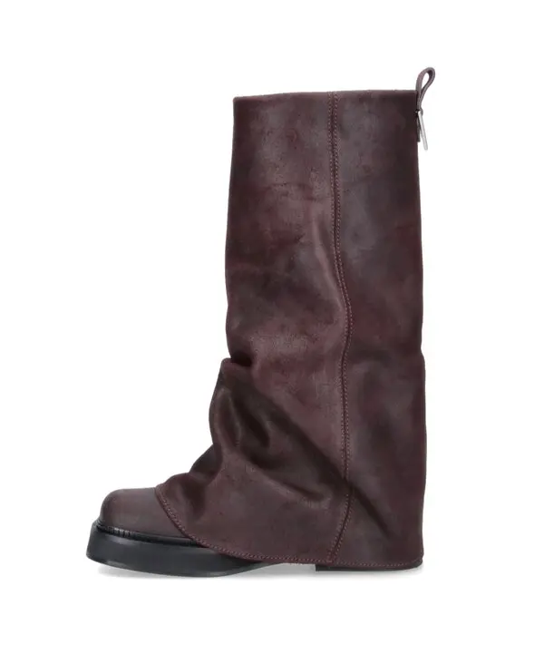 Attico Square-toe Ankle Boots