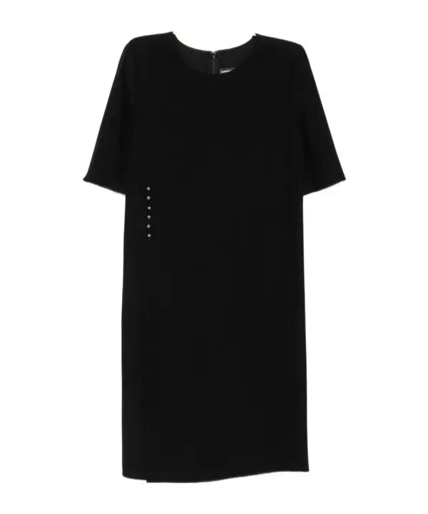 Emporio Armani Stud-embellished Mini Dress