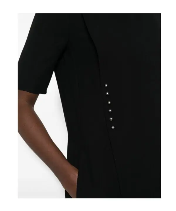 Emporio Armani Stud-embellished Mini Dress