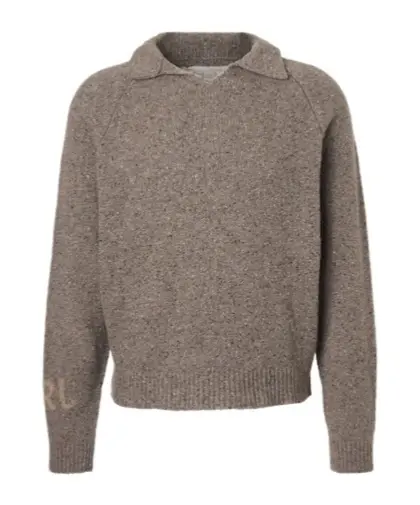 ERL Wool-blend Split High-neck Sweater