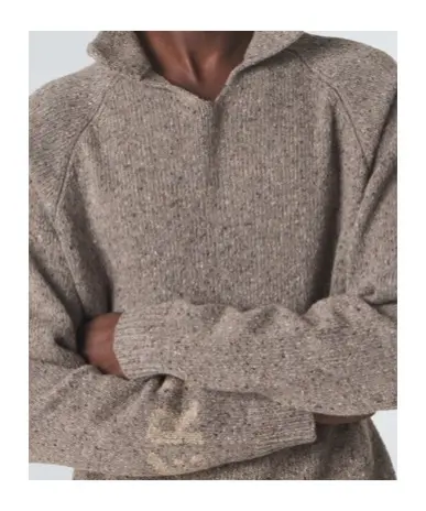 ERL Wool-blend Split High-neck Sweater