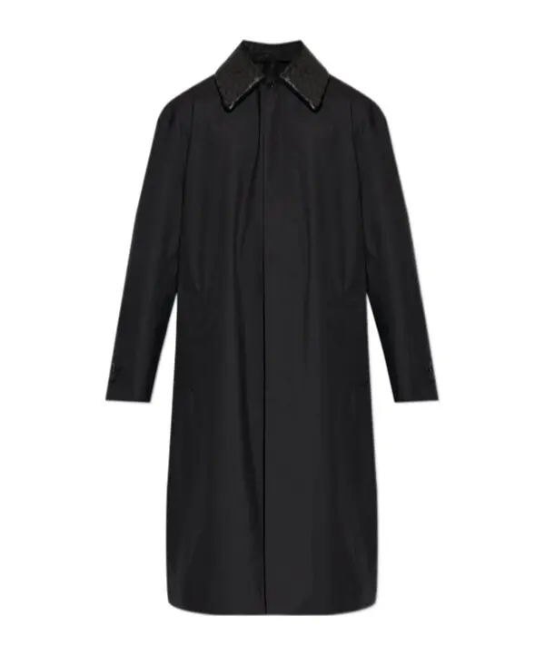 Bottega Veneta Long-sleeved Coat - Black