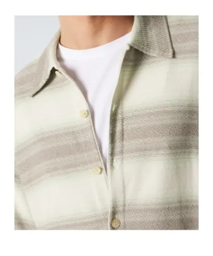 Auralee Striped Cotton And Silk Cardigan