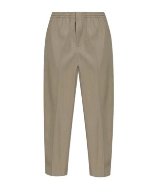 Bottega Veneta Elastic Waist Casual Pants - Gray