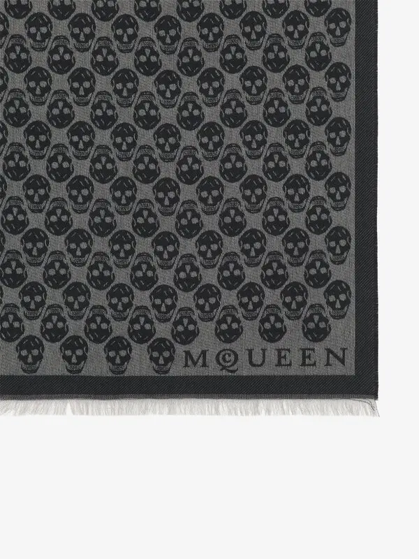 Alexander McQueen Skull Jacquard Scarf