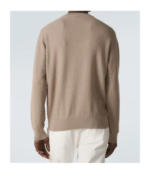 Brioni Cotton, Silk, And Cashmere Sweater
