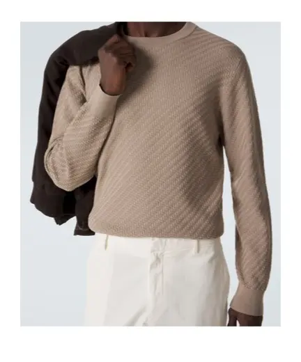Brioni Cotton, Silk, And Cashmere Sweater