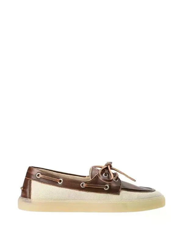 SUMMERY COPENHAGEN Two-tone Boat Shoes
