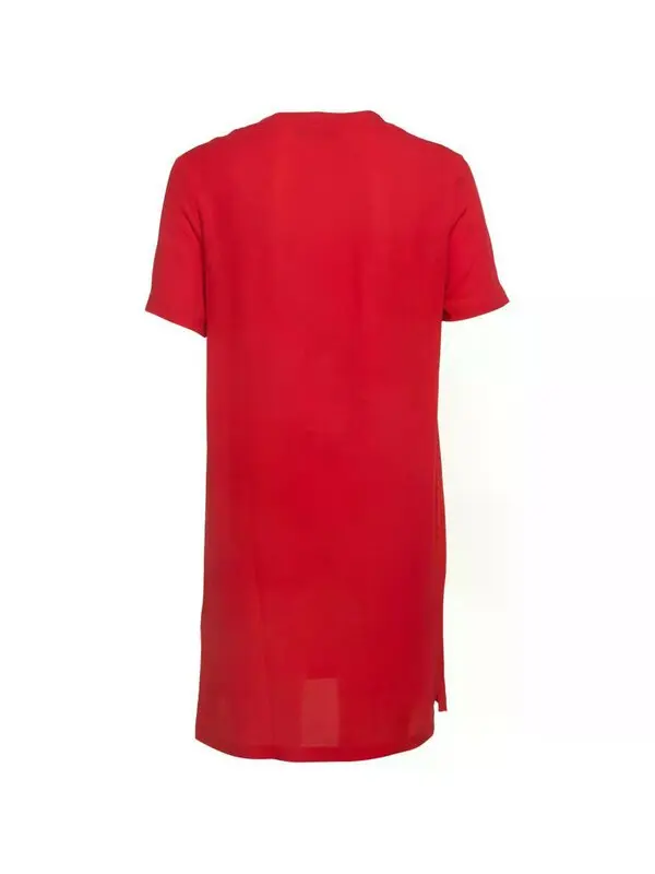 Valentino Garavani Silk Crewneck Short-sleeve Mini Dress
