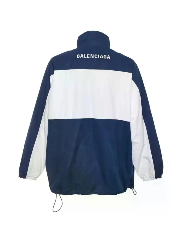 Balenciaga Color-block Logo Print Jacket
