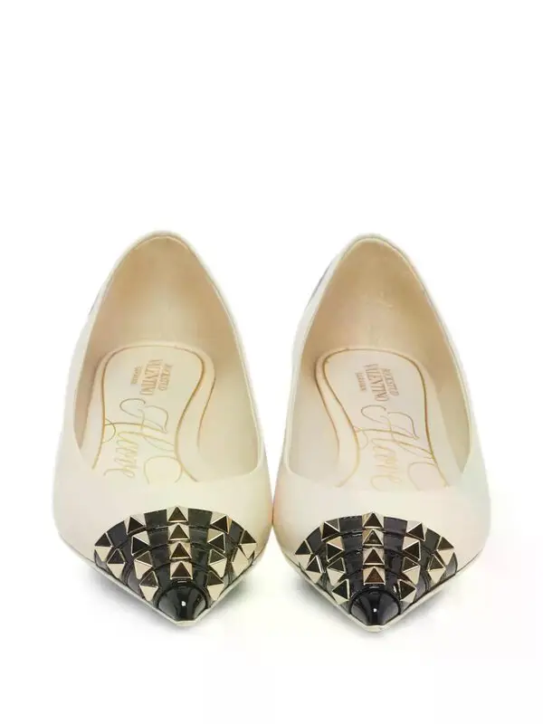 Valentino Garavani Rockstud Pointed Ballet Flats