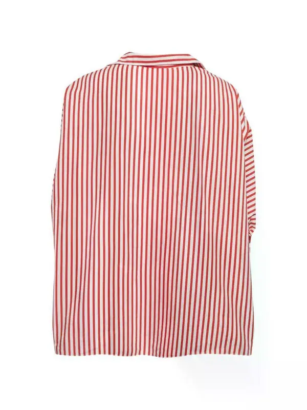 Carolina Herrera Striped Oversized Top - Red