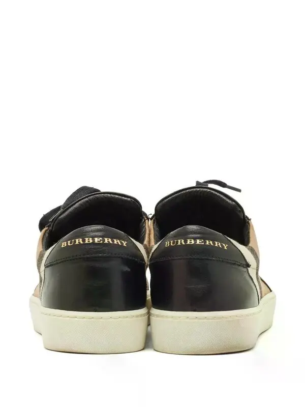 Burberry House Check Canvas Low-top Sneakers