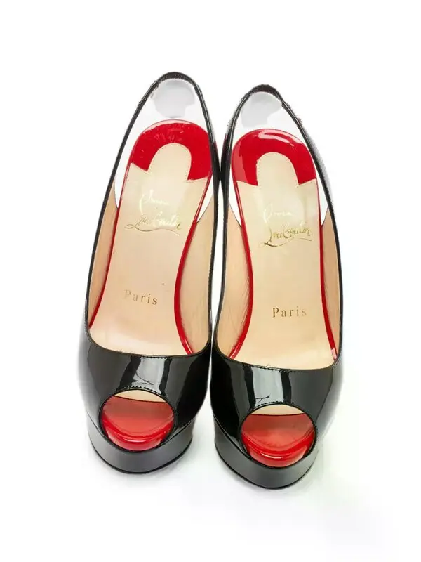 CHRISTIAN LOUBOUTIN Lady Peep Slingback Sandals