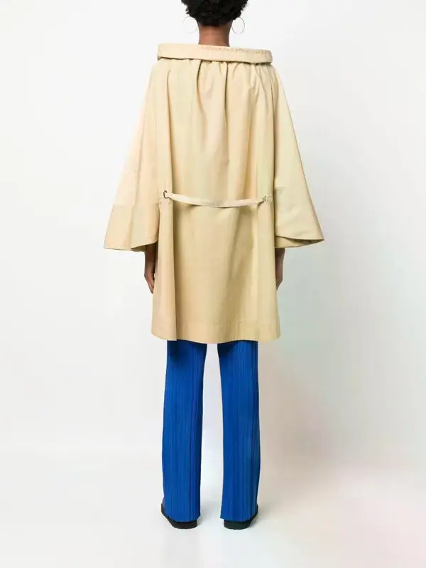 Alberta Ferretti High-neck Parka Coat