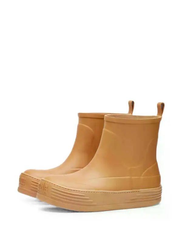 Palm Angels Round-toe Ankle Boots - Neutrals