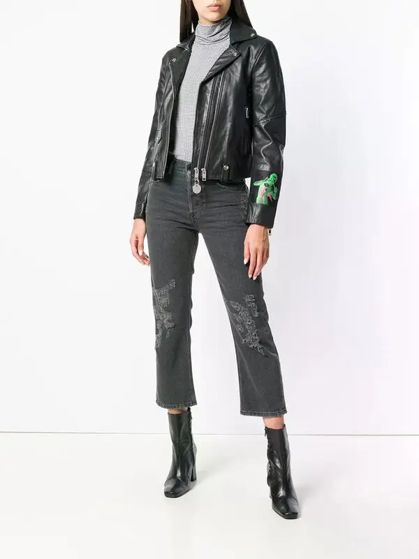 DIESEL® Cropped Slim Fit Jeans