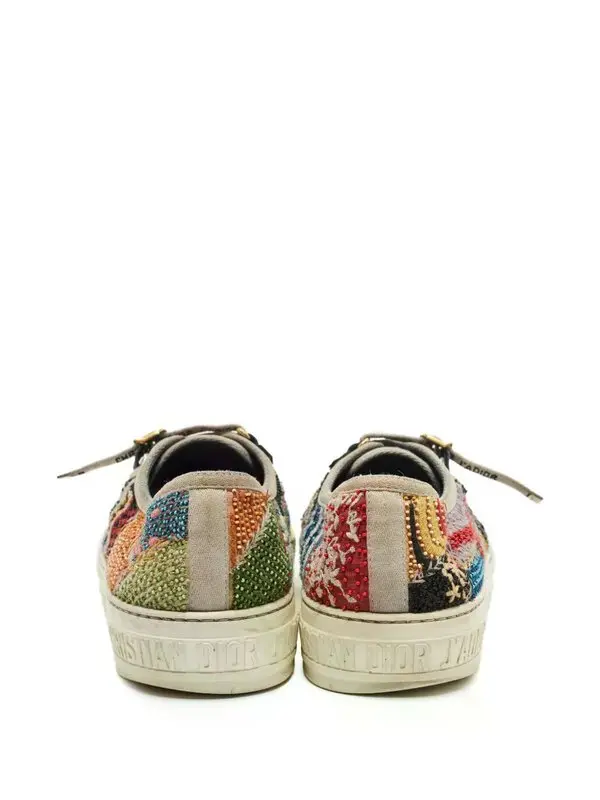 Dior Walk'n' Embroidered Sneakers - Black