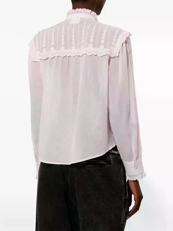 MARANT ETOILE Lonzie Embroidered Top