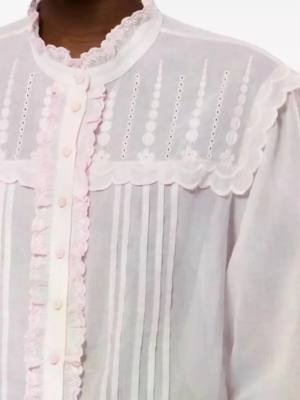 MARANT ETOILE Lonzie Embroidered Top