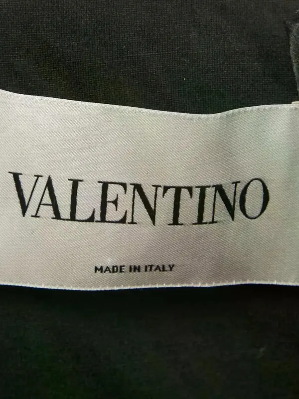Valentino Garavani Long Sleeve Wool Mini Dress