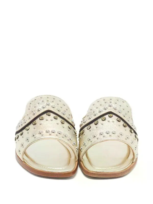 TOD'S Stud-embellished Leather Sandals