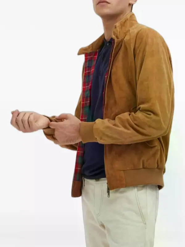 BARACUTA G9 Harrington Suede Jacket