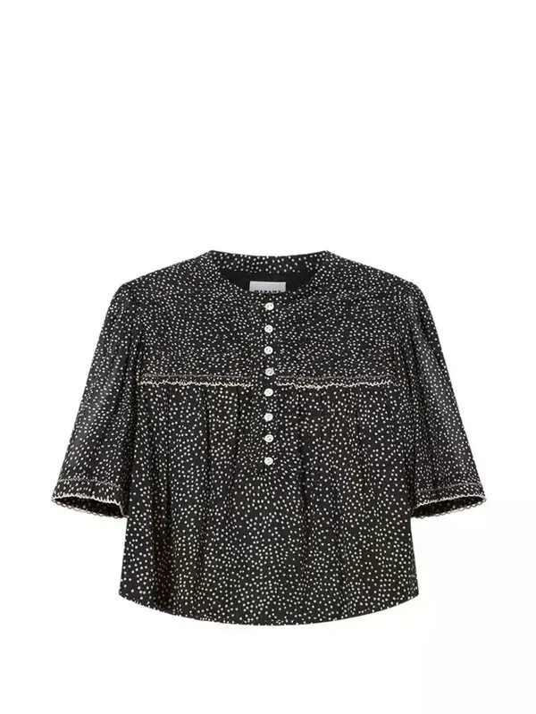 MARANT ETOILE Douna Top - Black