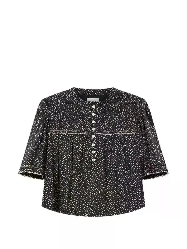 MARANT ETOILE Douna Top - Black