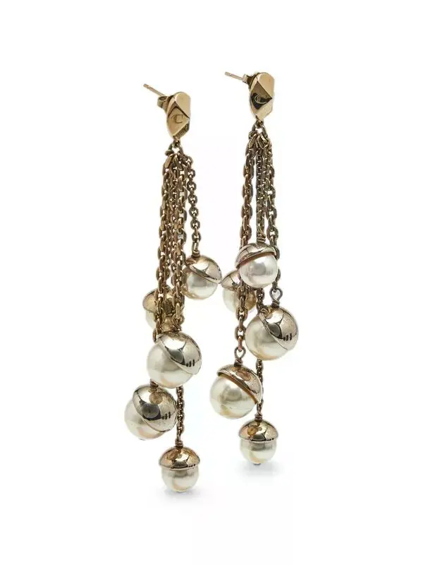 Dior Faux Pearl Drop Earrings