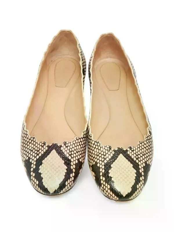 Chloé Lauren Scalloped Ballet Flats