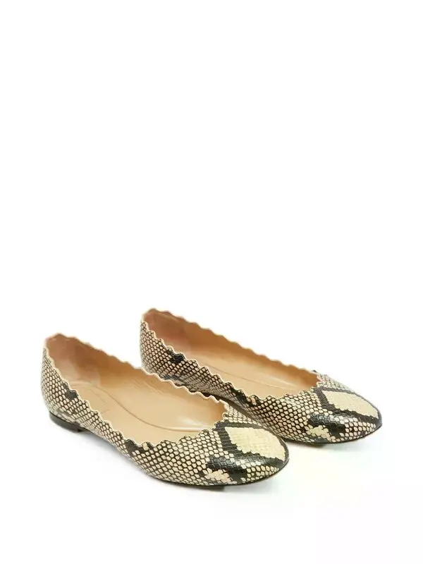 Chloé Lauren Scalloped Ballet Flats