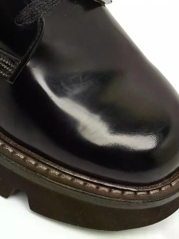 Brunello Cucinelli Polished Finish Combat Boots