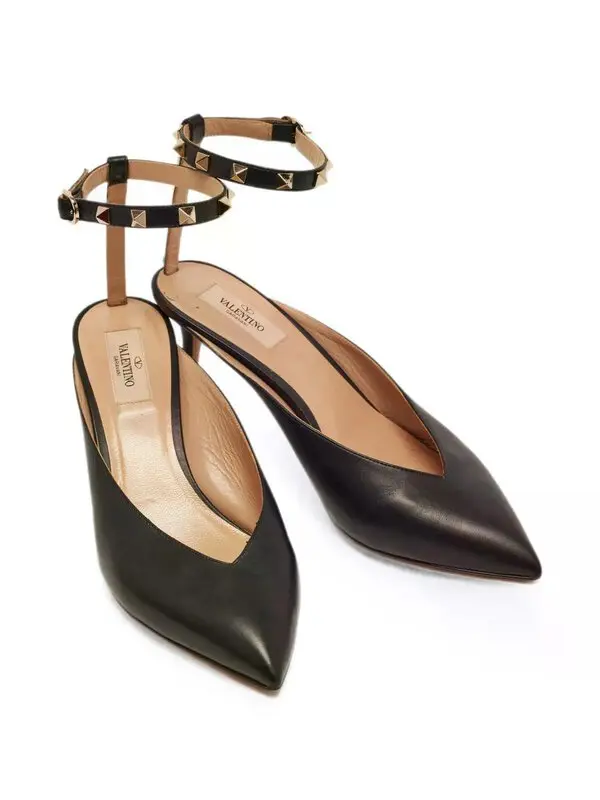Valentino Garavani Rockstud Hyper Ankle Strap Pumps - Black