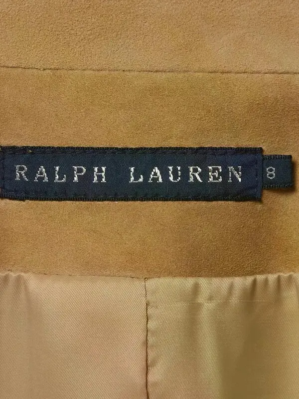 Ralph Lauren Single-breasted Suede Blazer