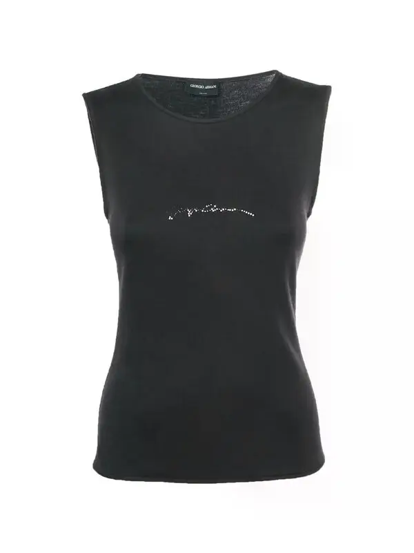 Giorgio Armani Embellished Sleeveless Tank Top