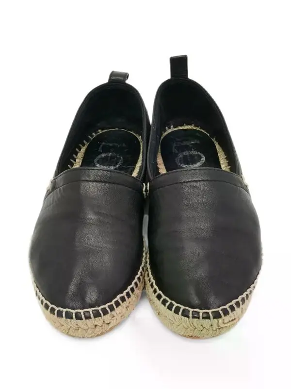Loewe Leather Espadrille Flats