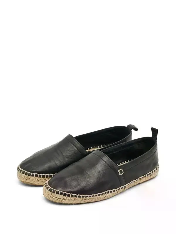 Loewe Leather Espadrille Flats