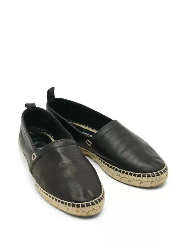Loewe Leather Espadrille Flats