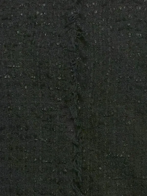Giambattista Valli Frayed Tweed Coat